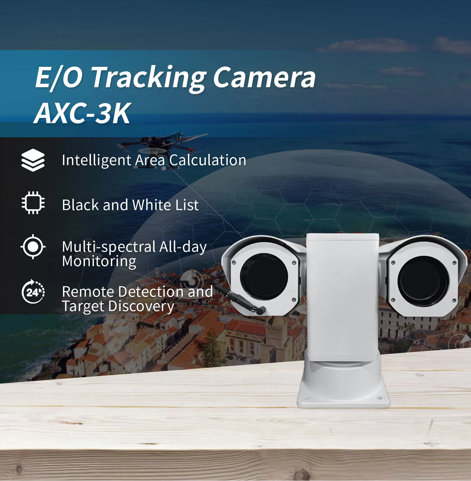 กล้องติดตาม E/O AXC-3K - ขวาน